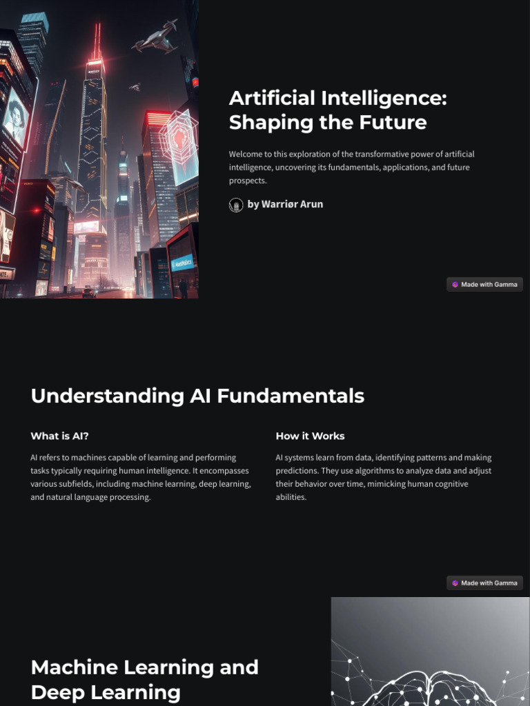 Artificial Intelligence Shaping The Future | PDF | Artificial Intelligence | Intelligence (AI ...