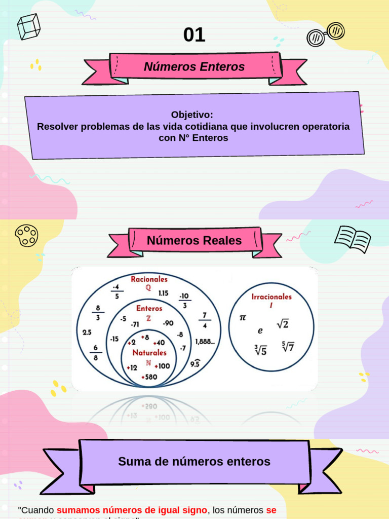 Problemas y Regla de Los Signos #Enteros - 8° Básico | PDF | Sustracción | Matemática Elemental