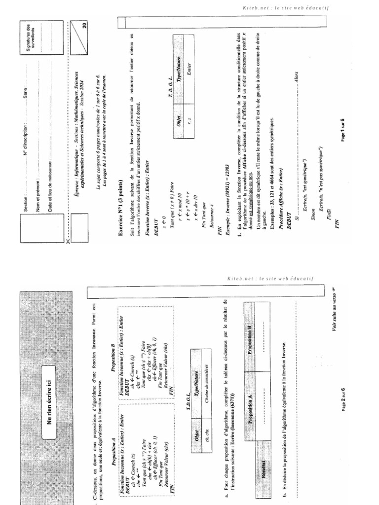 Kiteb.net : Site éducatif en ligne | PDF