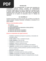 Componentes y riesgos del cigarro | PDF | Cigarrillo | Fumar