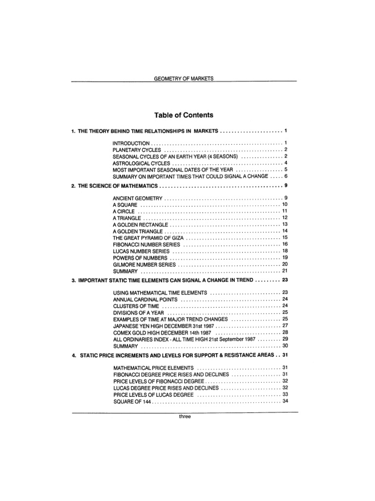 1986 - Bryce T. Gilmore - Geometry of Markets - Vol 1 | PDF