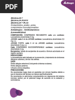 Uso y dosis de Levoferin jarabe | PDF | Medicamentos con receta | El ...