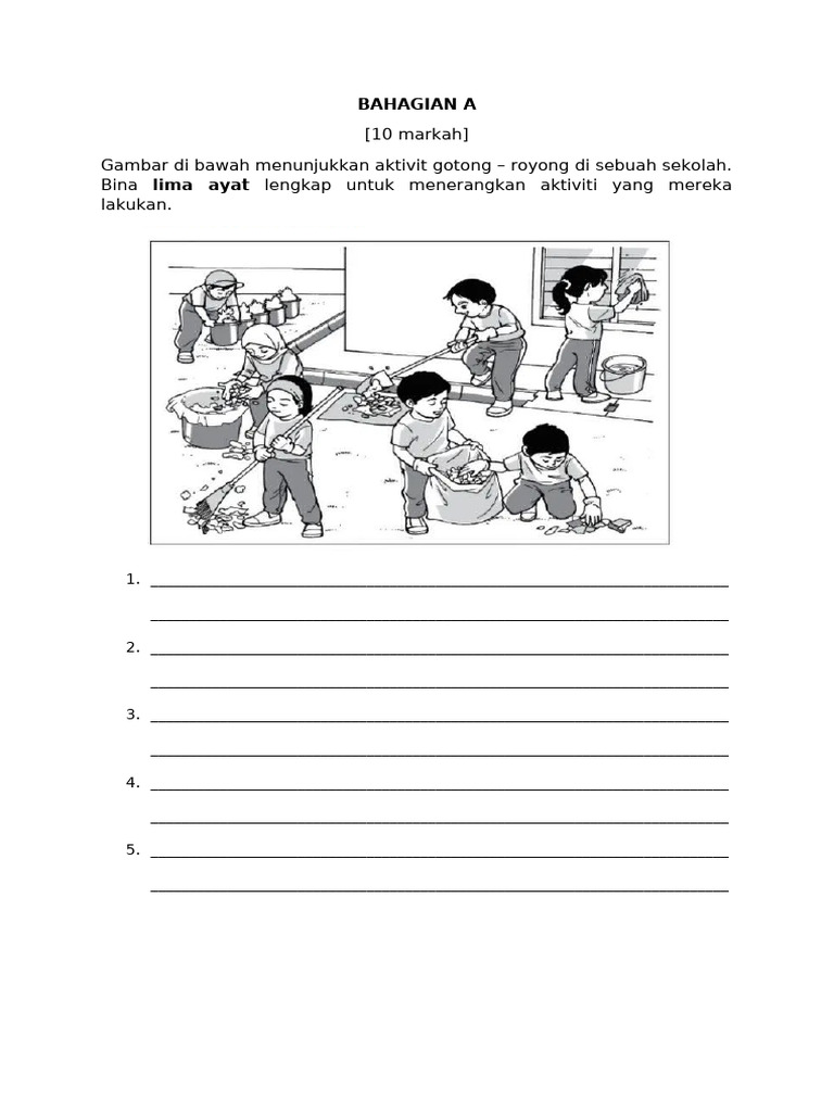 Pentaksiran Pertengahan BM Tahun 2 2023 | PDF