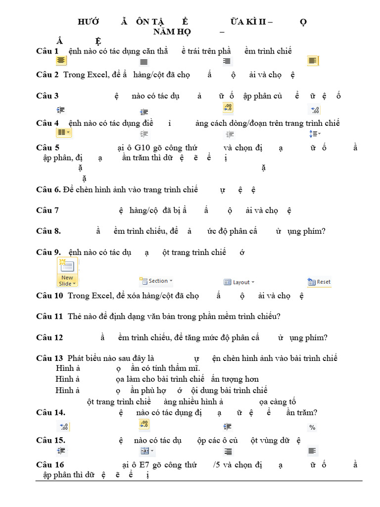 HUONG DAN ON TAP GK II - TIN 7 - 23-24 2776b | PDF