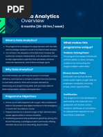 Data Science Course Overview | PDF | Data Science | Data