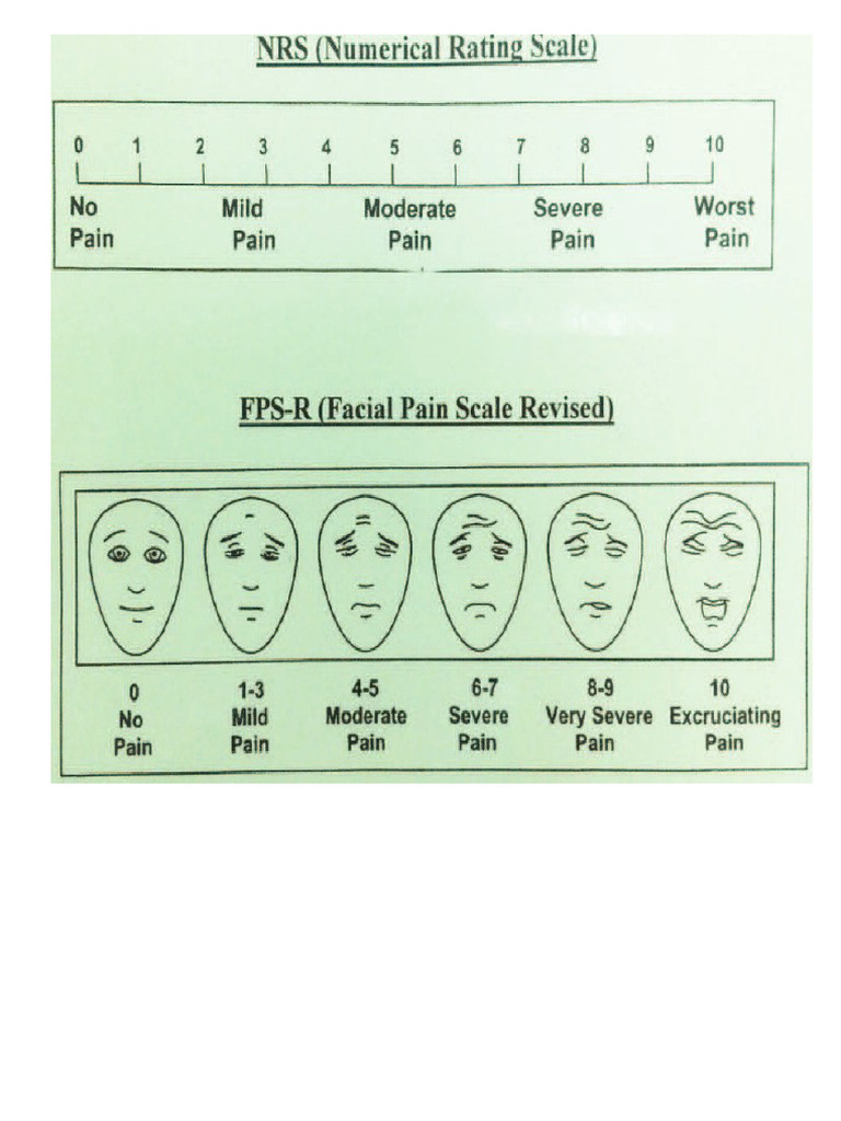 Visual Analog Chart | PDF