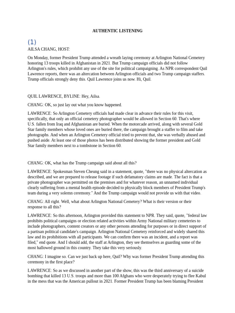 Authentic Listening Materials | PDF | Spaceflight