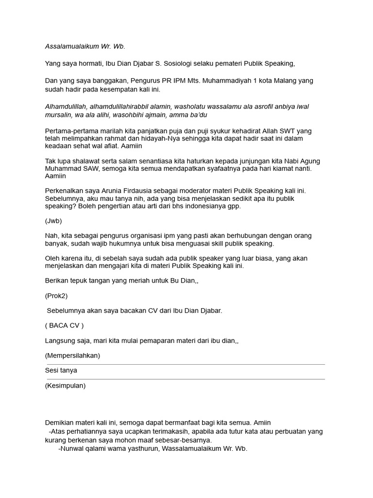 Teks Moderator | PDF