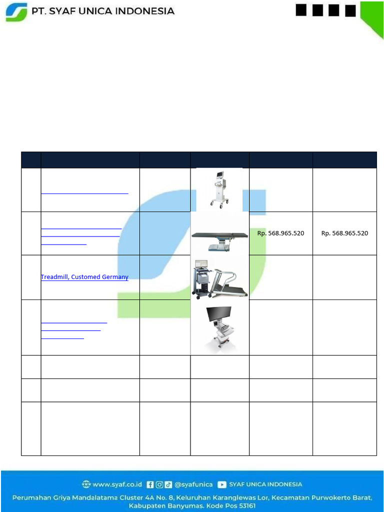 Penawaran Alat Kesehatan 2024 | PDF | Electrocardiography | Medical Ultrasound