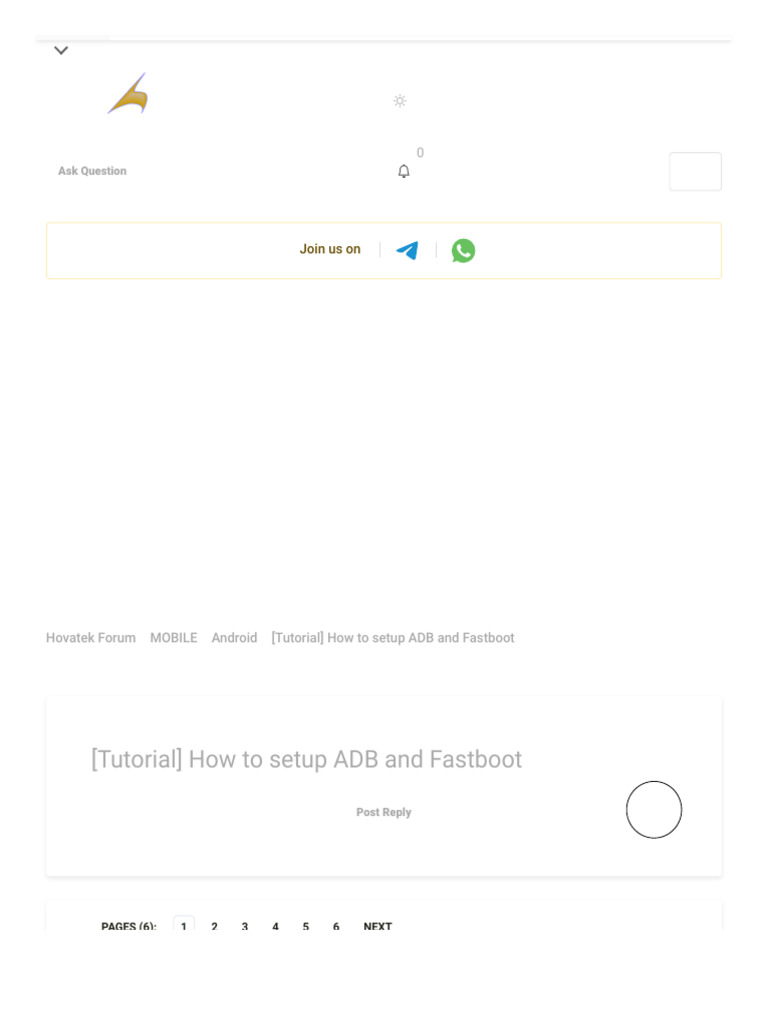 How to setup ADB and Fastboot | PDF | System Software | Computing