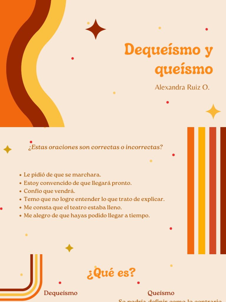 Dequeísmo y Queísmo | PDF | Pronombre | Asunto (gramática)