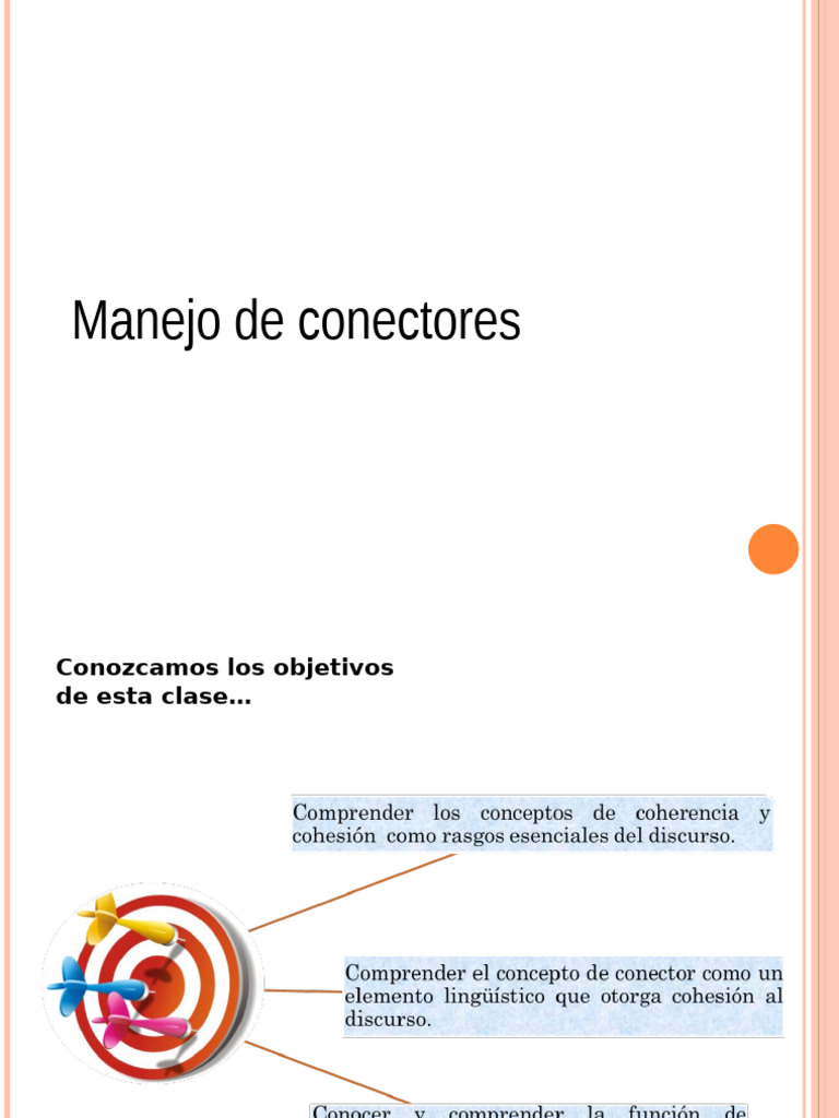 Manejo de conectores lógicos | PDF | Adverbio | Palabra