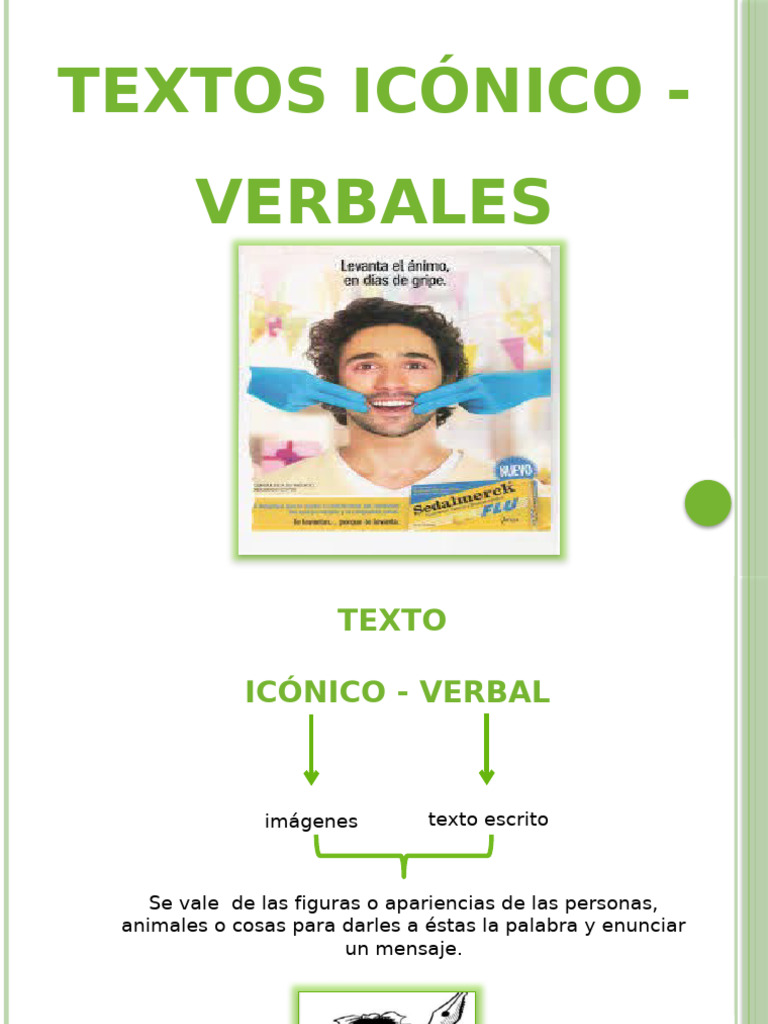 Ejemplos de Textos Icónicos Verbales | PDF