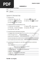 Form 3 English Exercises by Cikgu Gogi | PDF