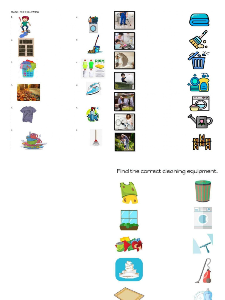 Household Chores 1 | PDF