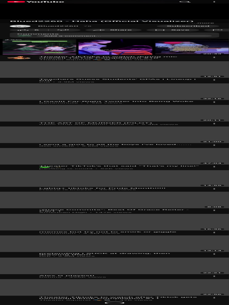 Blued2260 - Haha (Official Visualizer) - YouTube | PDF