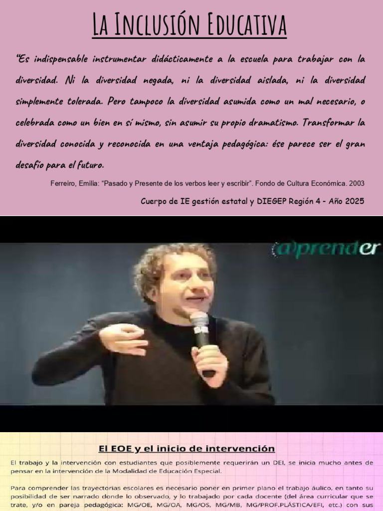 La Inclusi N Educativa Regi N 4 | PDF | Invalidez | Enseñando