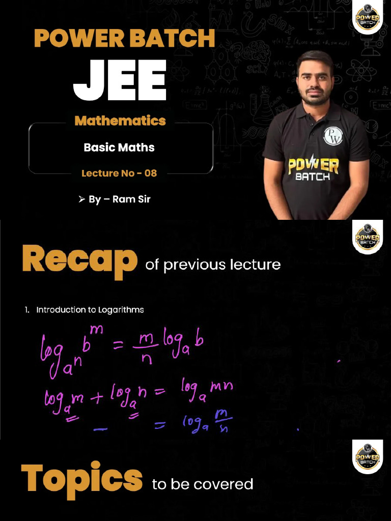 Basic Maths 08 Power Batch | PDF