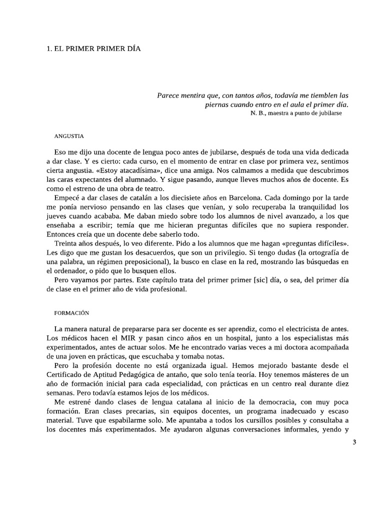 Daniel Cassany El Arte de Dar Clase | PDF