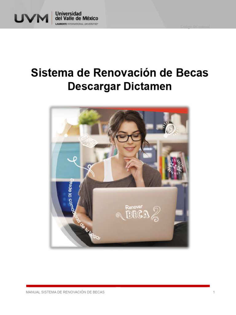 Manual de Renovación de Becas UVM | PDF | Contraseña | Cookie HTTP