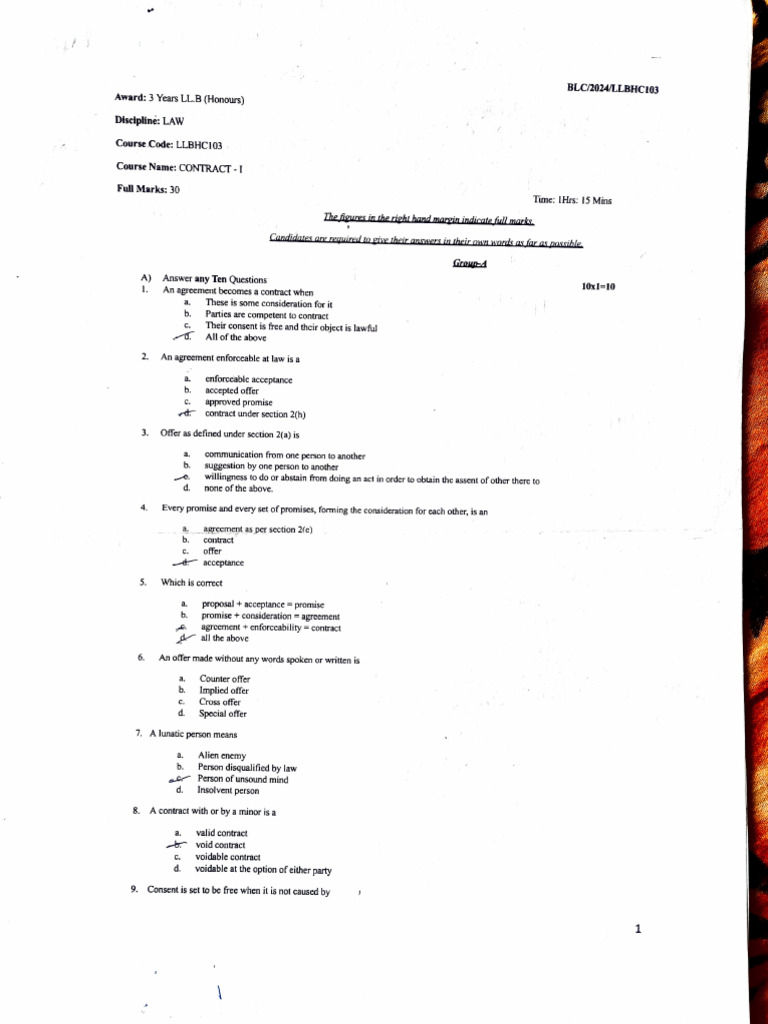 3 Years Internal Questions | PDF