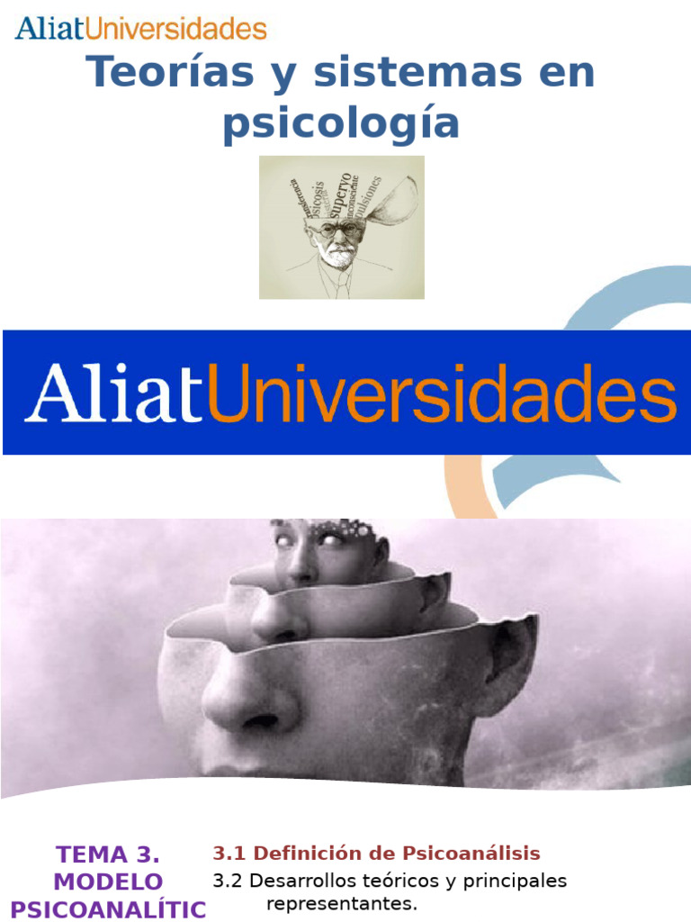 TySPSIC - PRESENTACIÓN - PSICOANÁLISIS | PDF | Psicoanálisis | Mente inconsciente