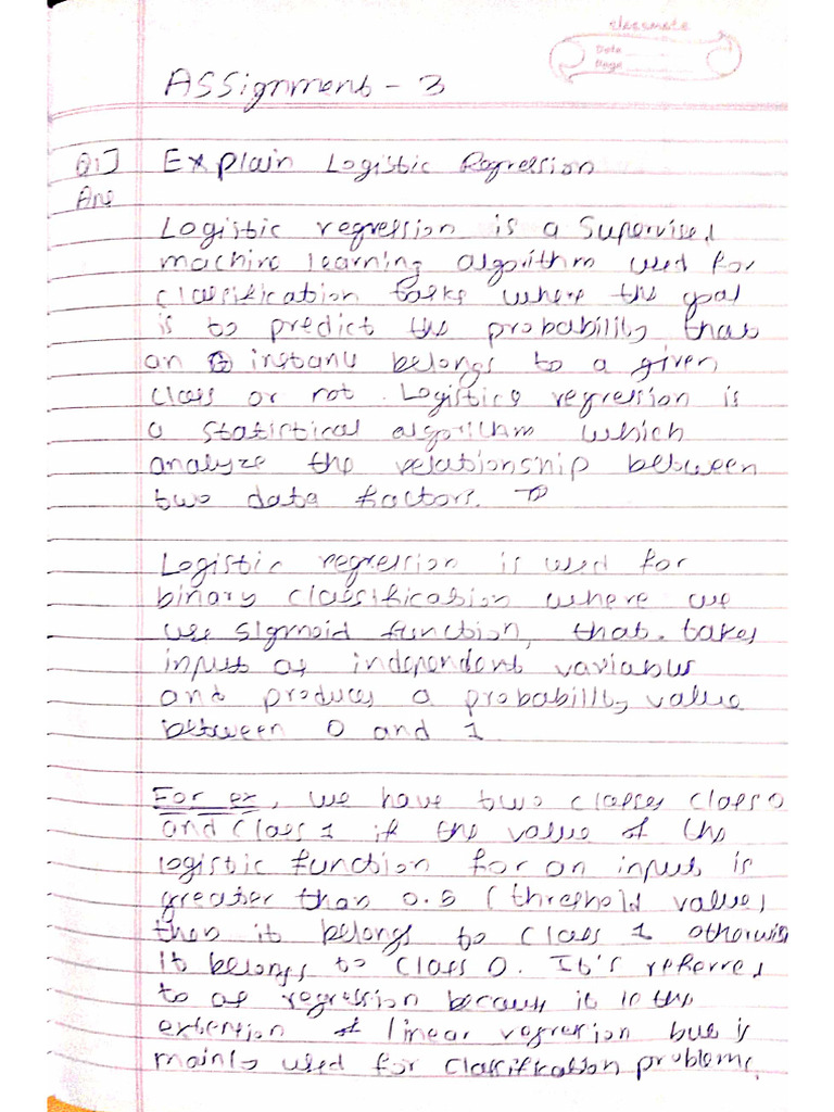 Mla Assignment 3 | PDF