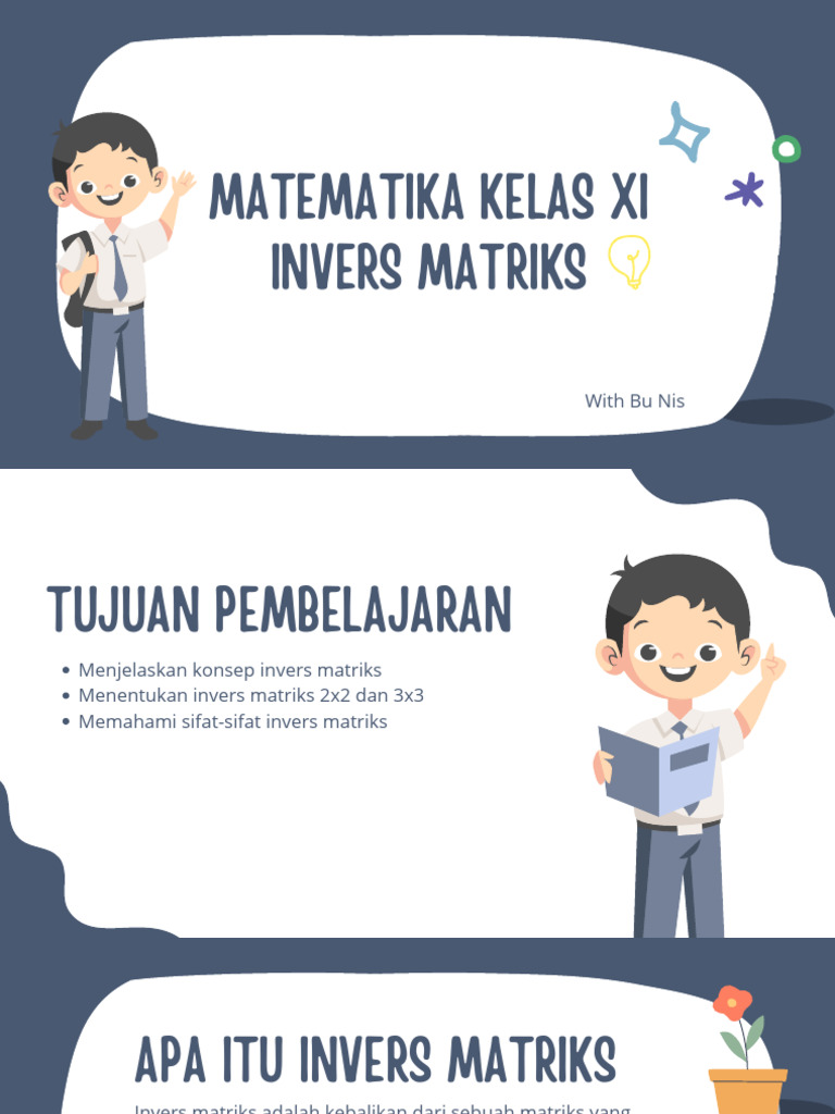 Materi Invers Matriks | PDF