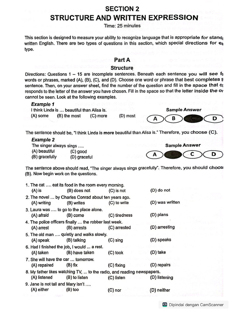 Complete Toefl Test 2 | PDF