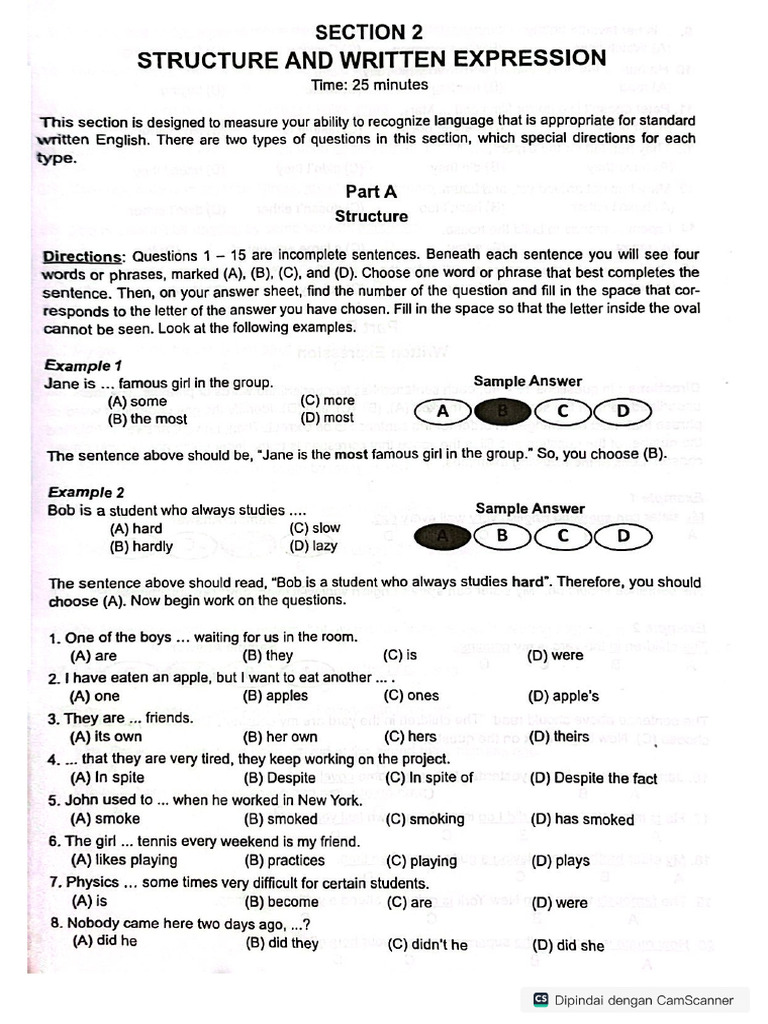 Complete Toefl Test 3 | PDF