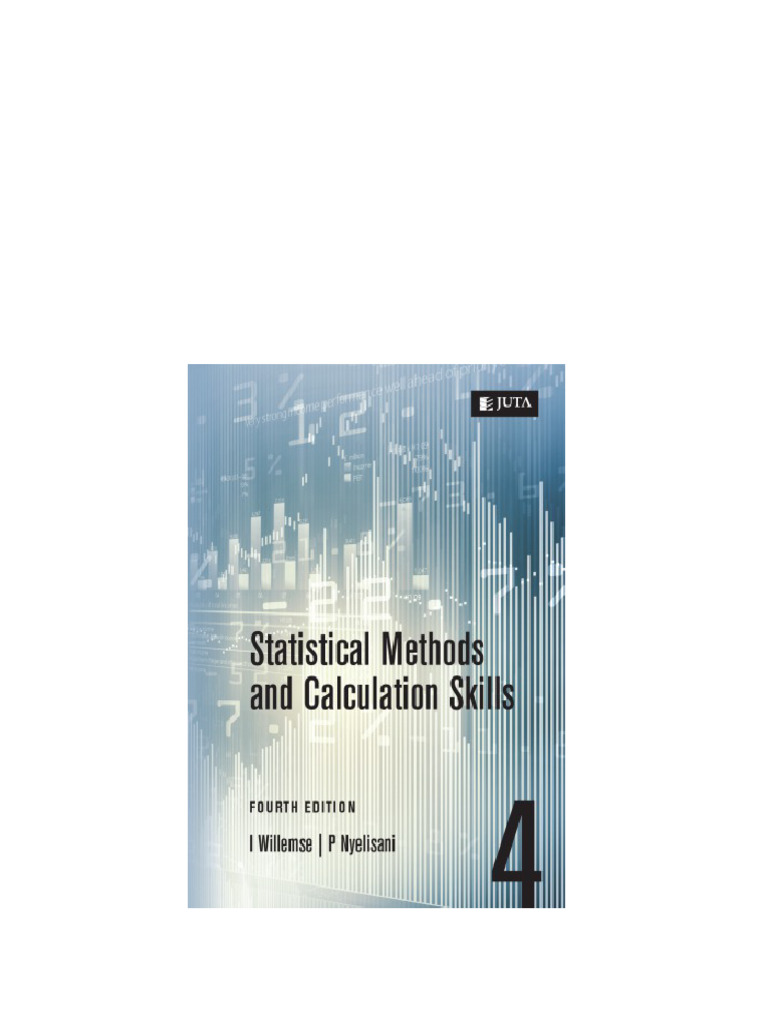 Statistical Methods and Calculation Skills 4th Edition Edition Isabel Willemse PDF Download ...