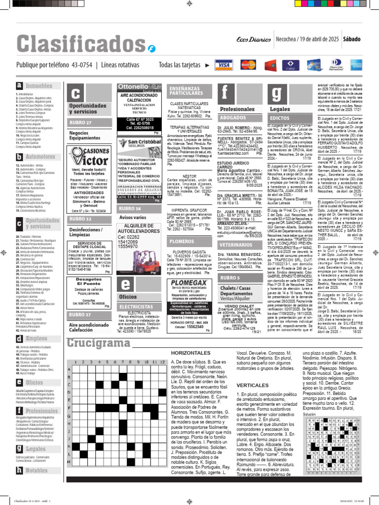clasificados | PDF