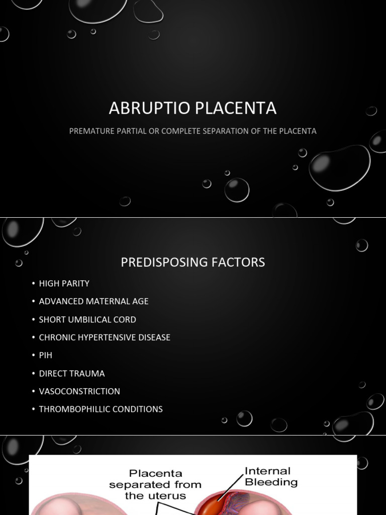 LM12 Placenta Previa Abruptio Placenta and Hemorrhage | PDF