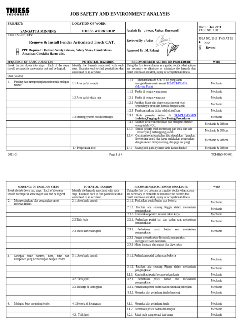 2011_TWS AT 02_Remove & Install Fender ARTIC | PDF