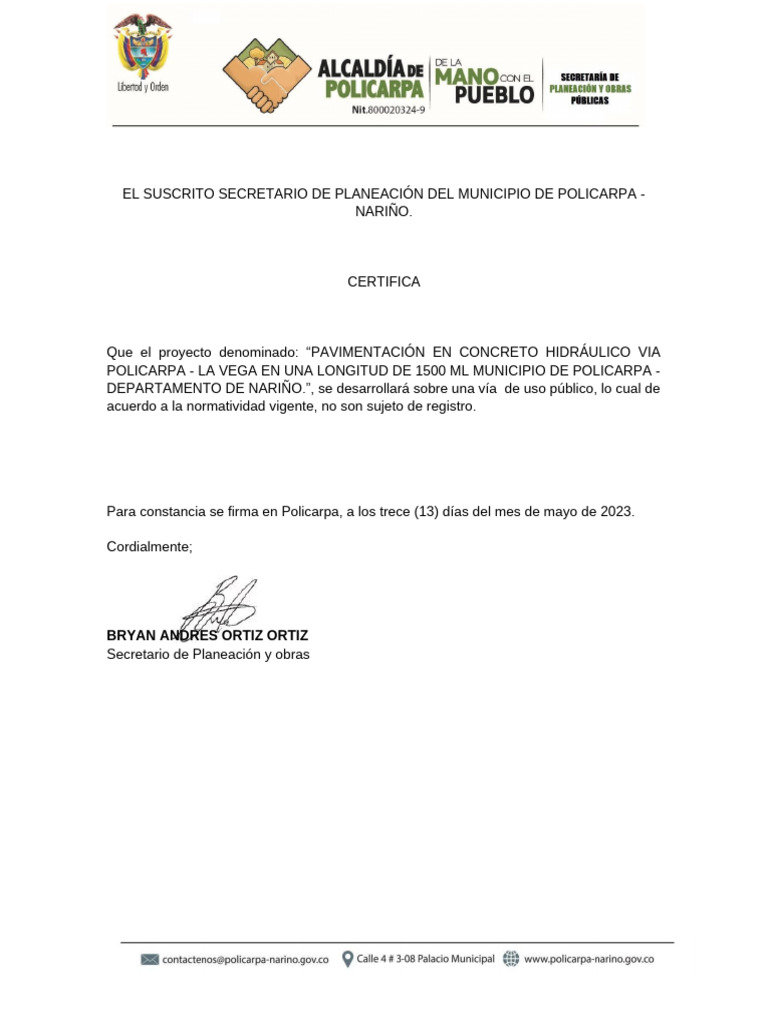 Acuerdo A La Normatividad Vigente | PDF