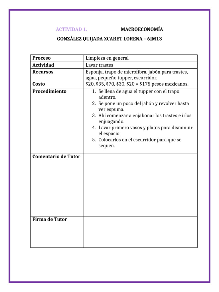 Actividad 1 Macro | PDF