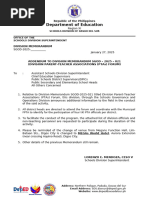 Division Memorandum - 16 Second City FPTA General Assembly | PDF ...