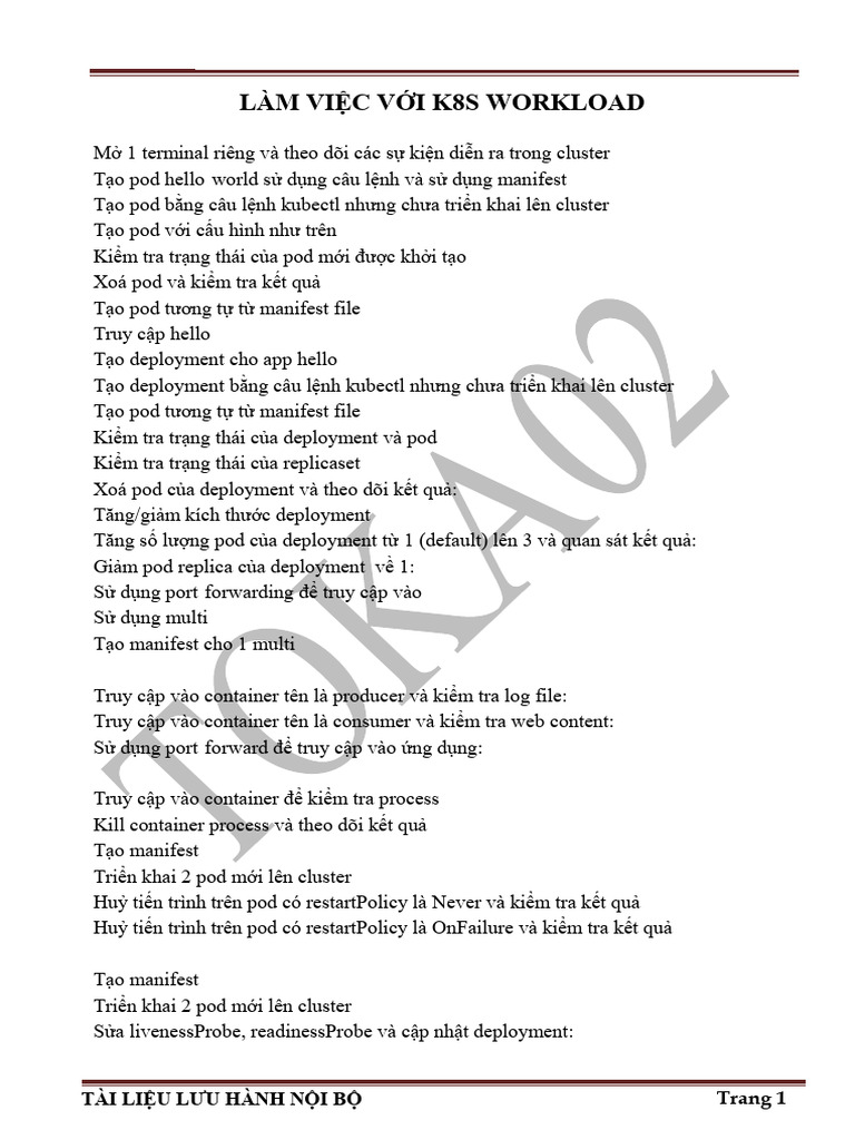 Understanding k8s Workloads Edited | PDF