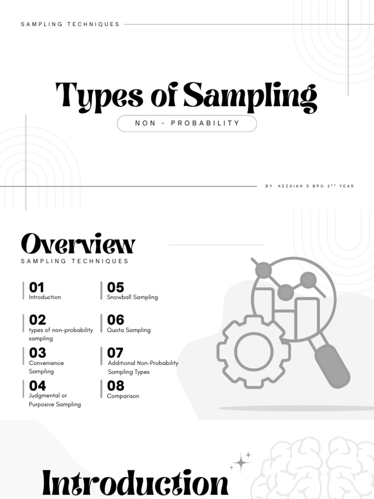Sampling Techniques PDF | PDF | Sampling (Statistics) | Scientific Method