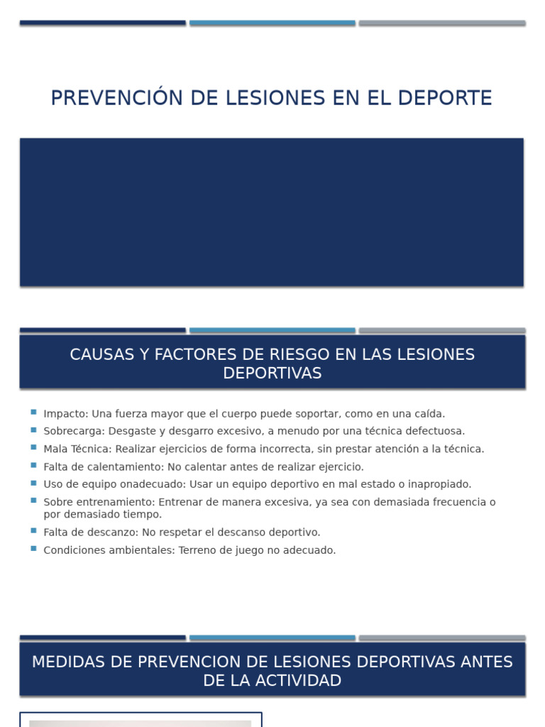 Prevencion de Lesiones | PDF