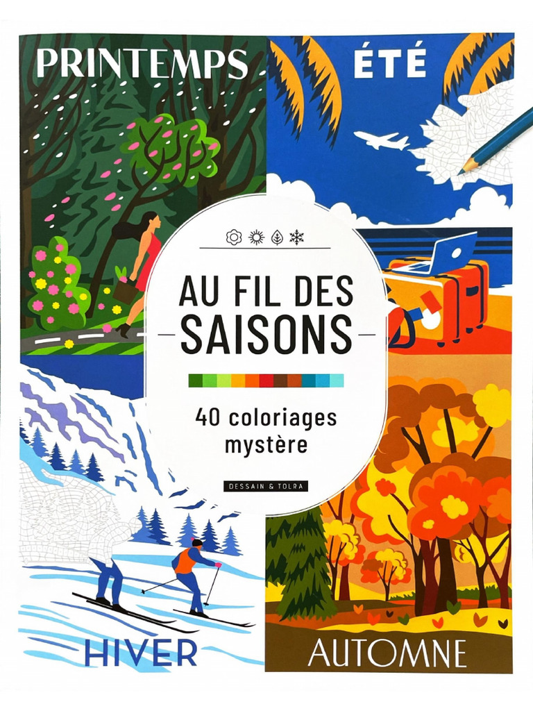 Au Fil Des SAISONS 40 Coloriages | PDF