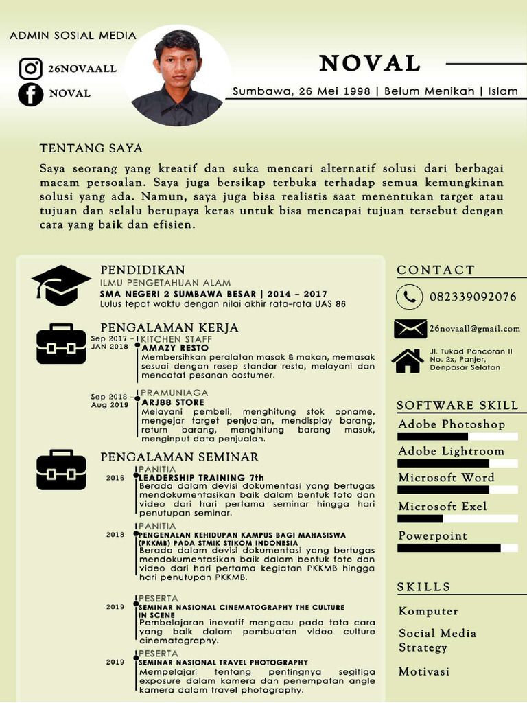 contoh cv | PDF