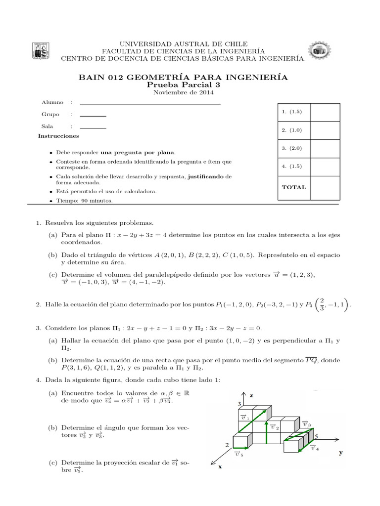PP3 2°S 2014 | PDF | Ecuaciones | Conceptos matemáticos