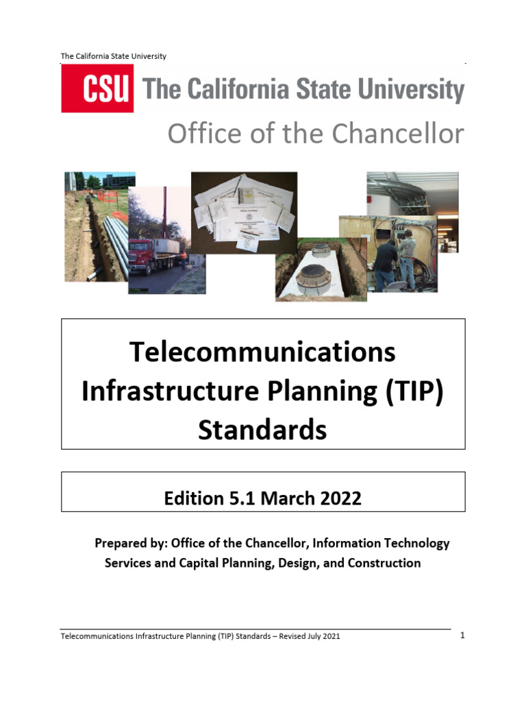 CSU Telecommunications Standards Guide | PDF | Building Automation ...