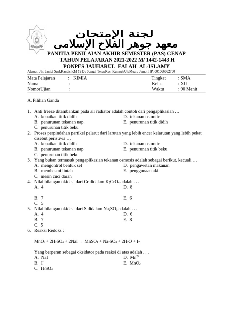 Rumus Oksida Besi dan Tembaga | PDF