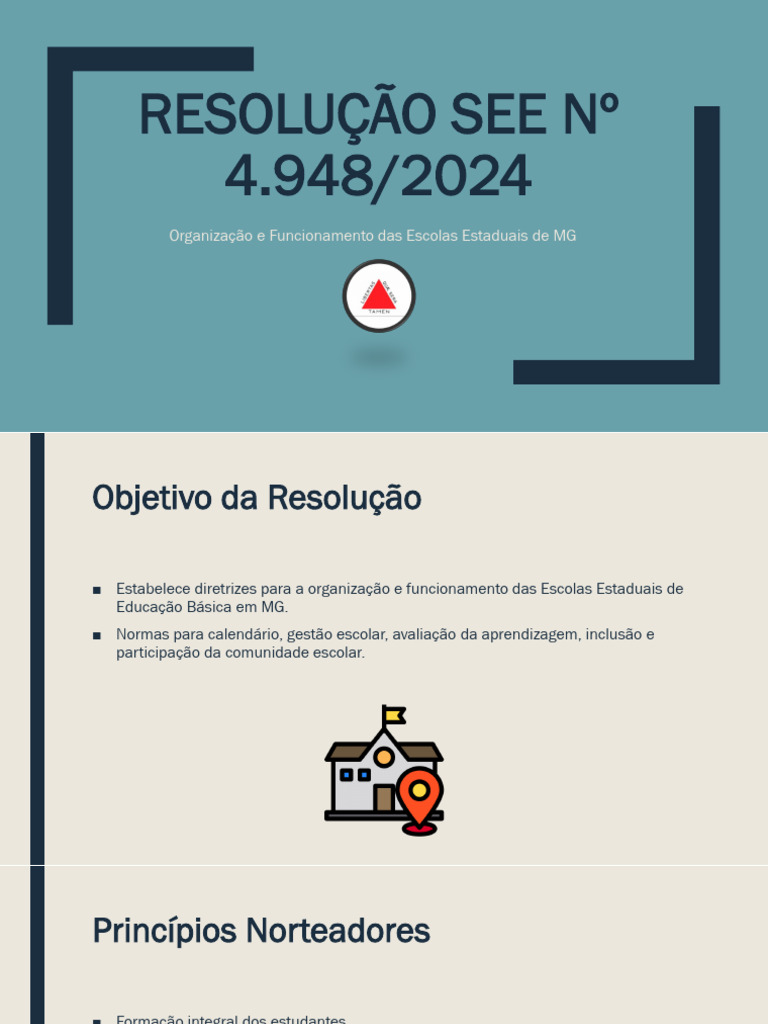 Resolução SEE Nº 4948-24 Apresentação Resumo | PDF | Pedagogia ...