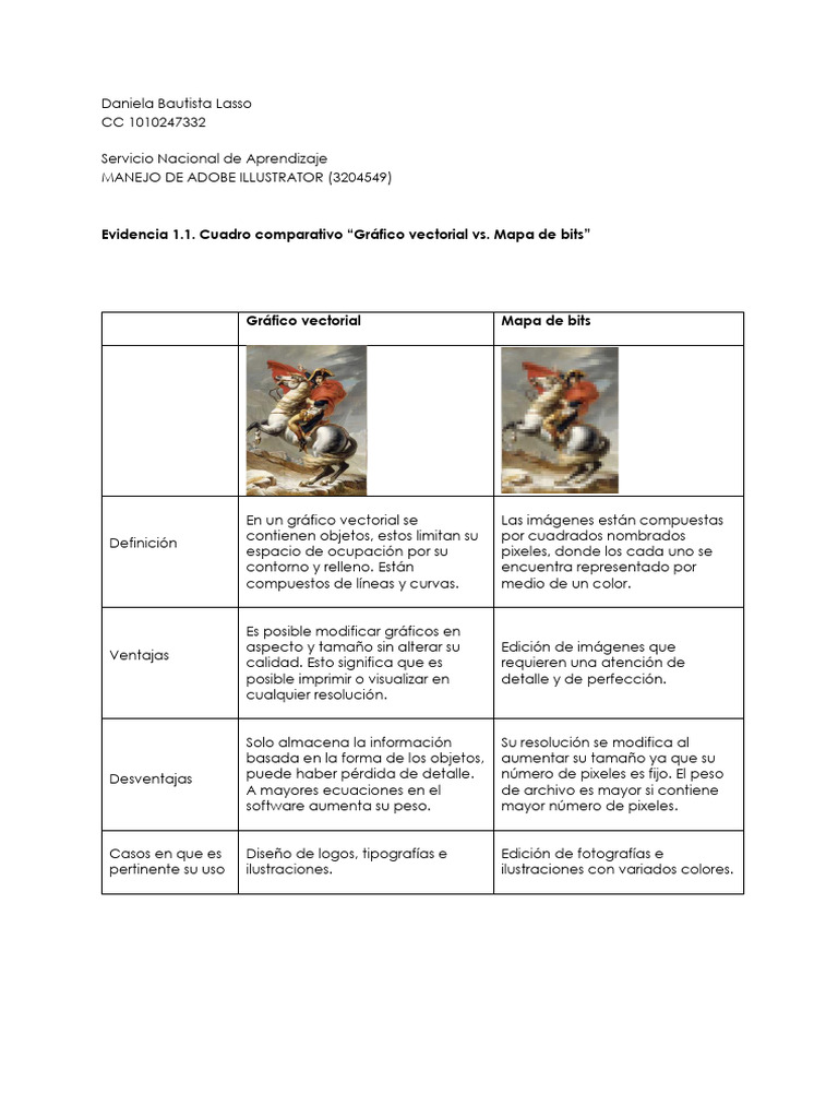 Gráfico Vectorial vs. Mapa de Bits | PDF