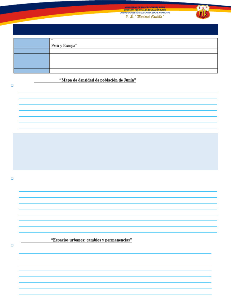 U9_S28_HOJA DE ACTIVIDAD_3°_CCSS | PDF | Perú | Residuos