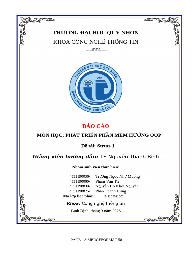 Struts 1 Nhom 7 | PDF