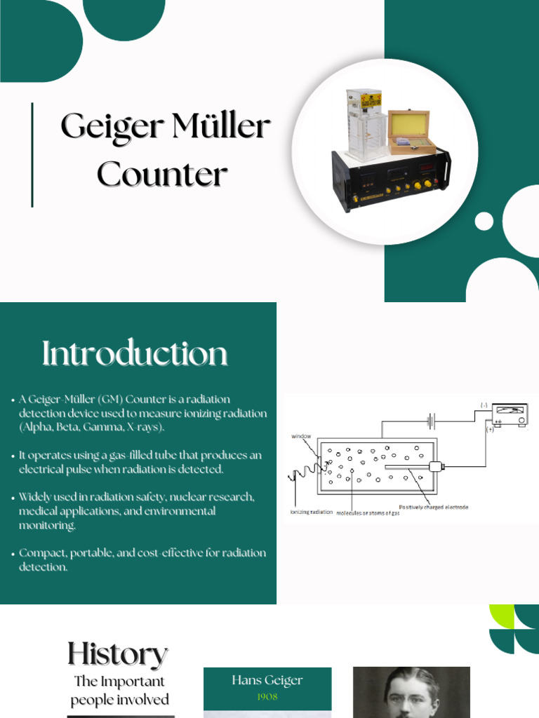 Geiger-Müller Counter Overview | PDF